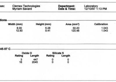 Standard inclusion rating - Clemex
