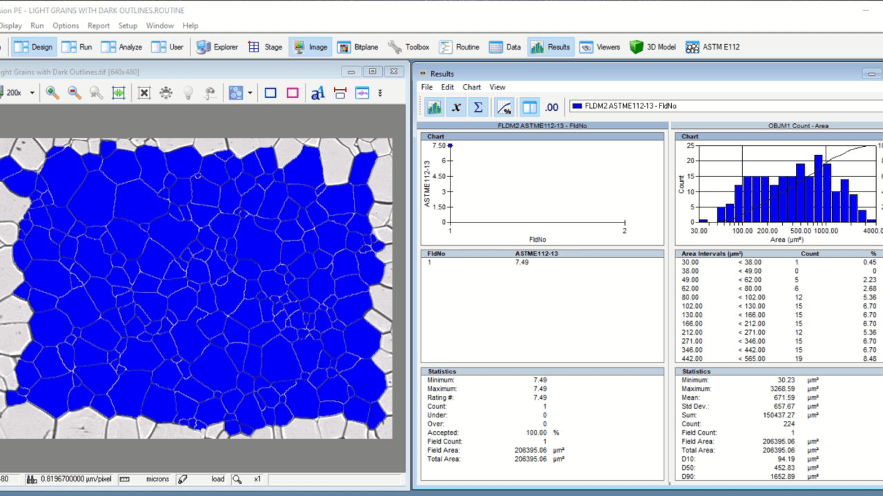 Clemex Studio for Metallography Applications: Grain Size - Clemex